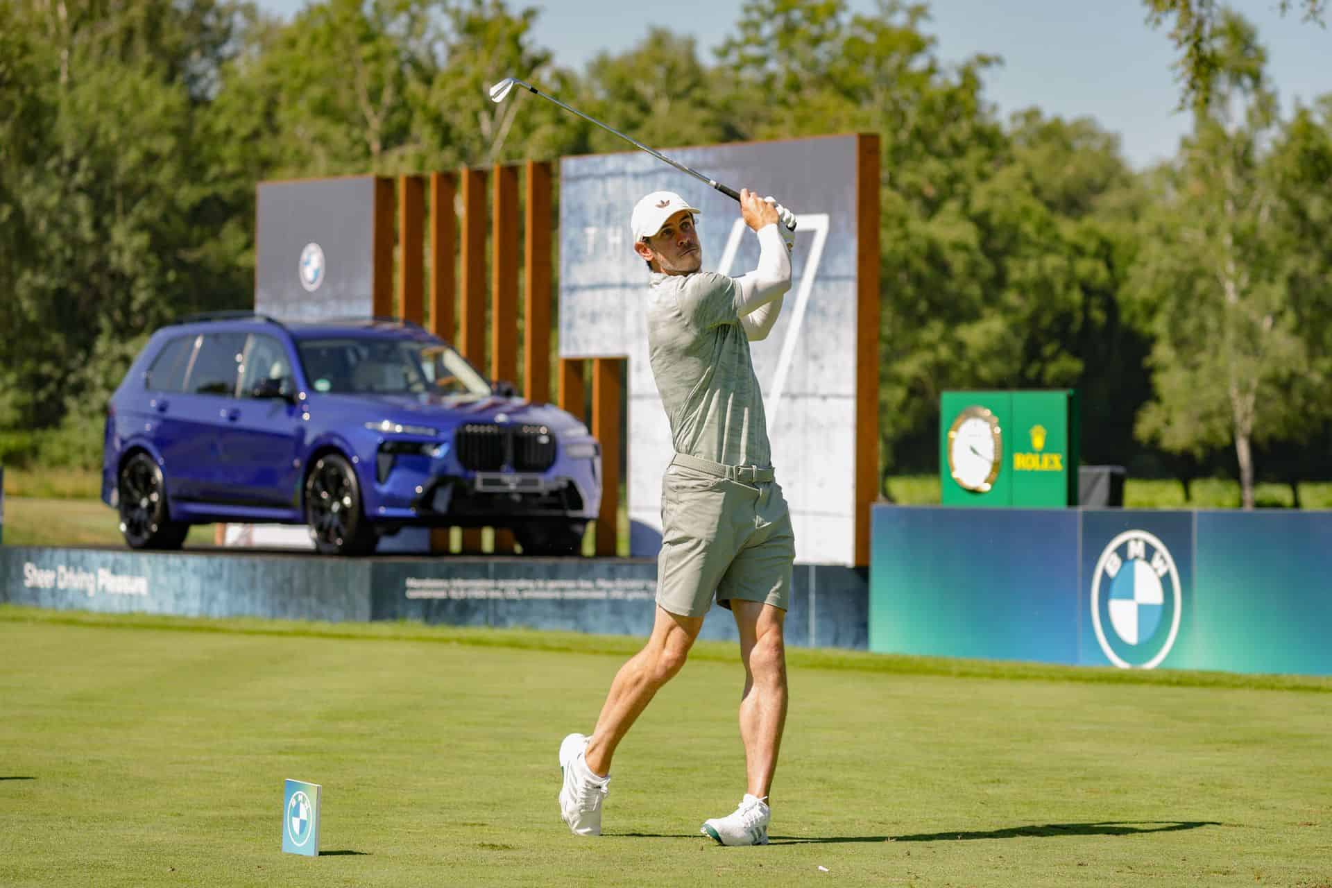 Gareth Bale trải nghiệm đường đua và thi đấu golf tại Munich - Euro Car